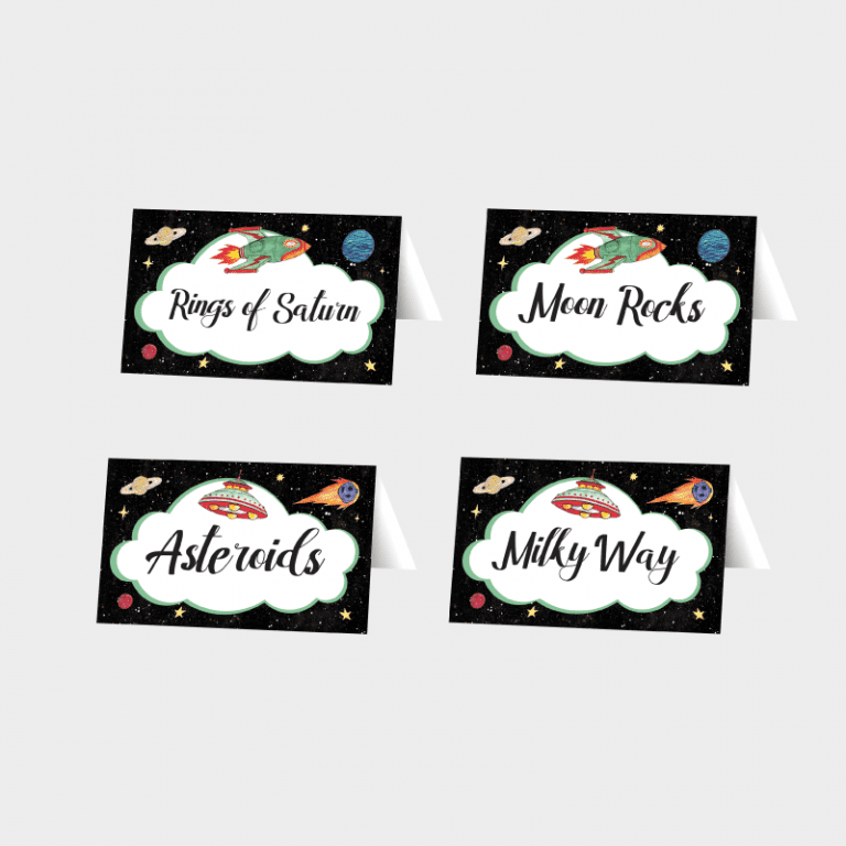 Outer Space Food Tent Labels 📥 – POPOBELL STUDIO