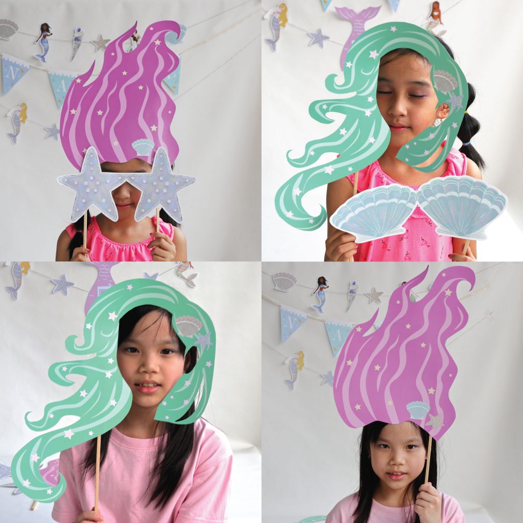 Popobell Studio | Mermaid Props Printable 📥