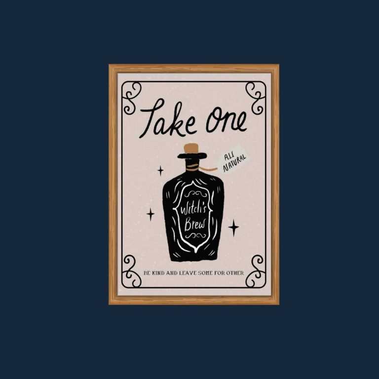 Popobell Studio | Take One – Drink / Candy Sign Printable