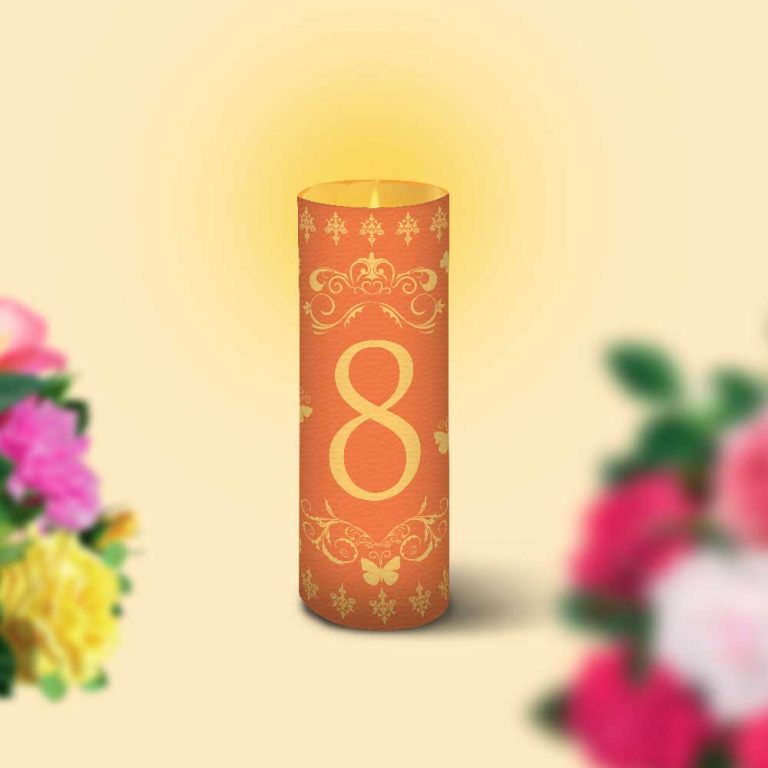 Popobell Studio | Floral Fiesta Candle Wrapper Printable