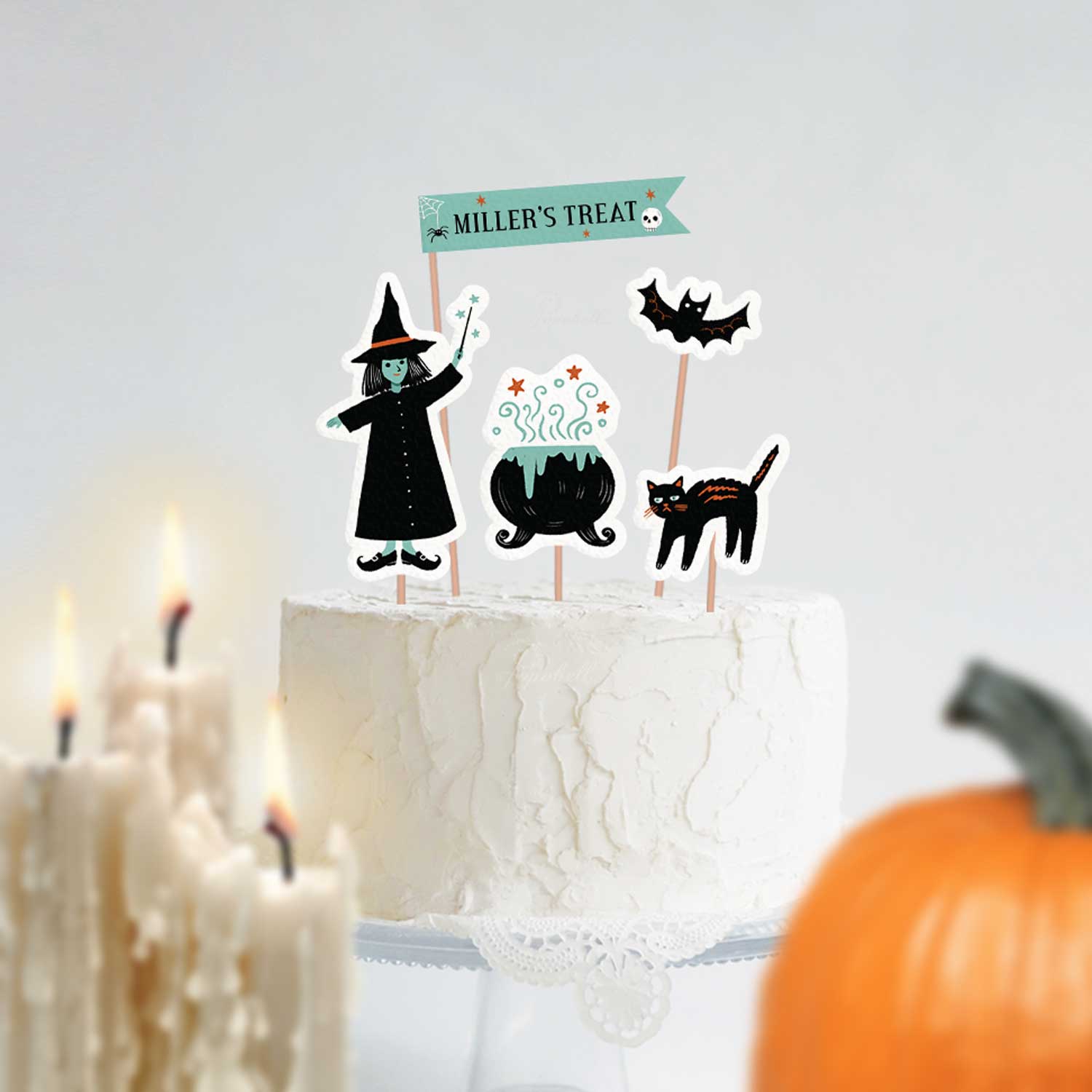 Popobell Studio | Witch Dungeon – Halloween Cake Topper