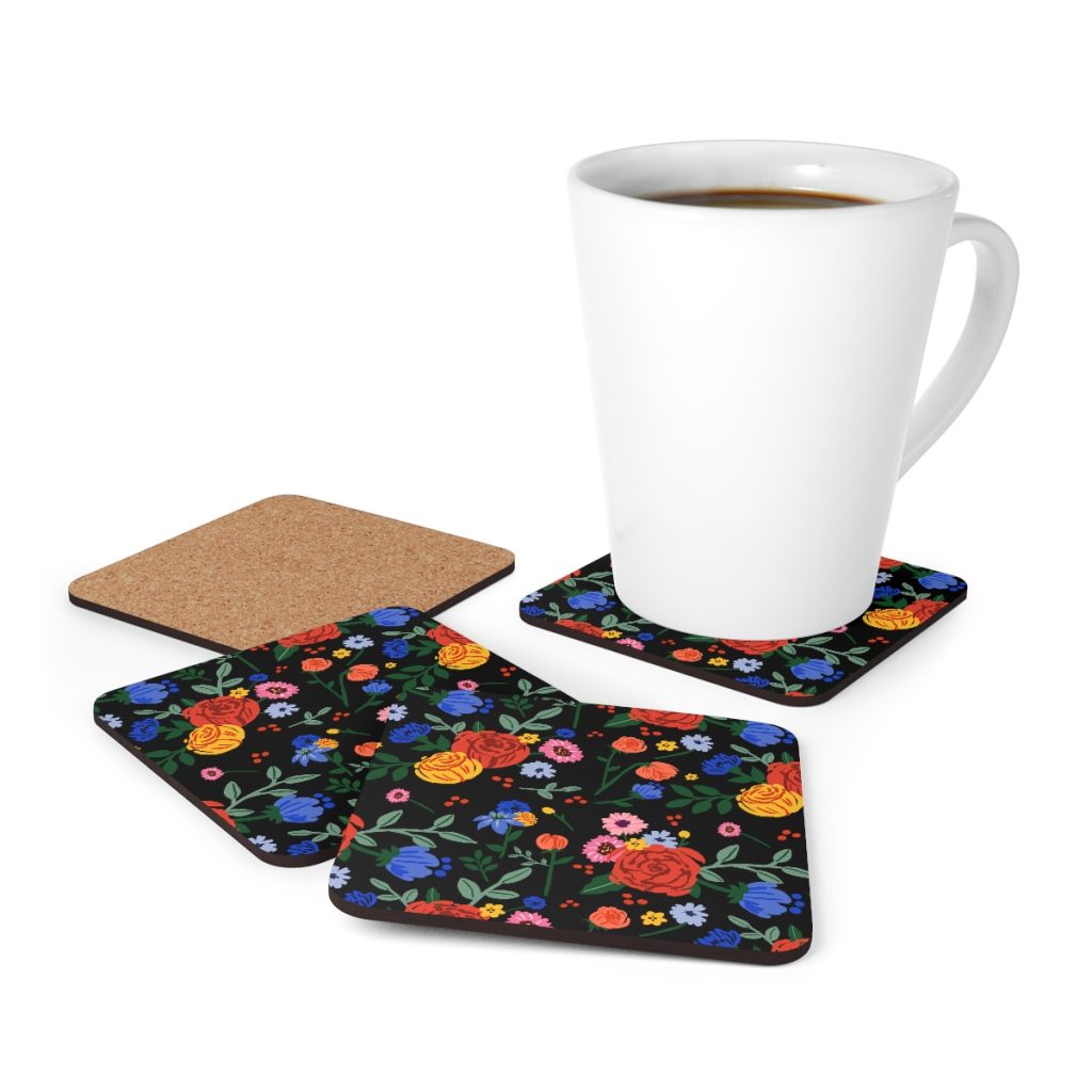 Popobell Studio | Blooming Garden Coasters | Set of 4