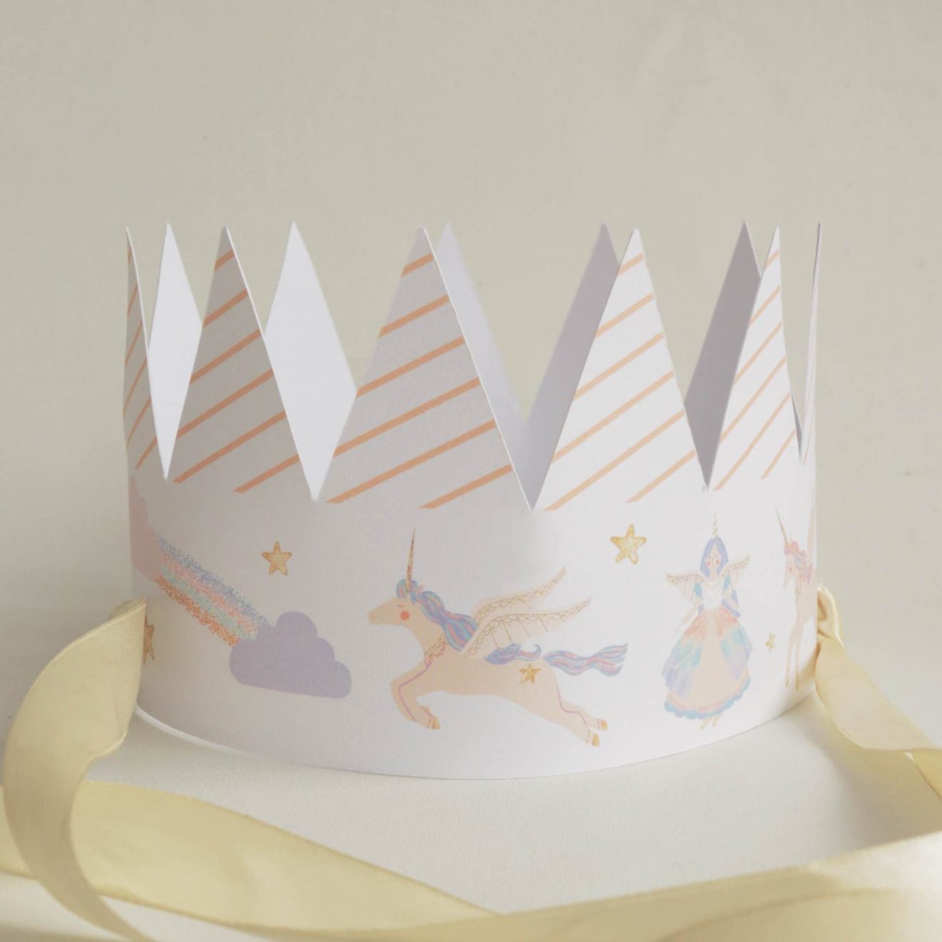 Popobell Studio | Unicorn Princess Crown Printable
