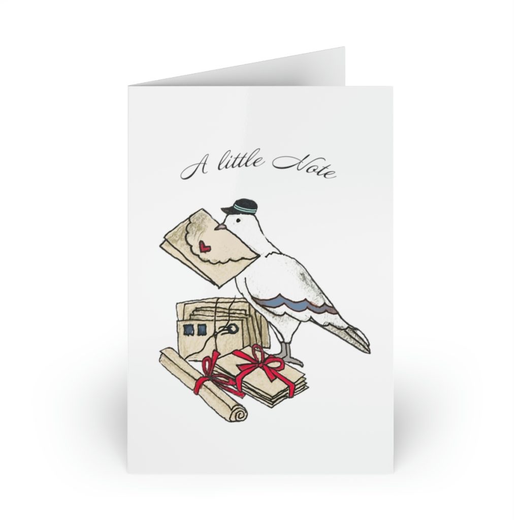 Popobell Studio | Carrier Pigeon Greeting Card