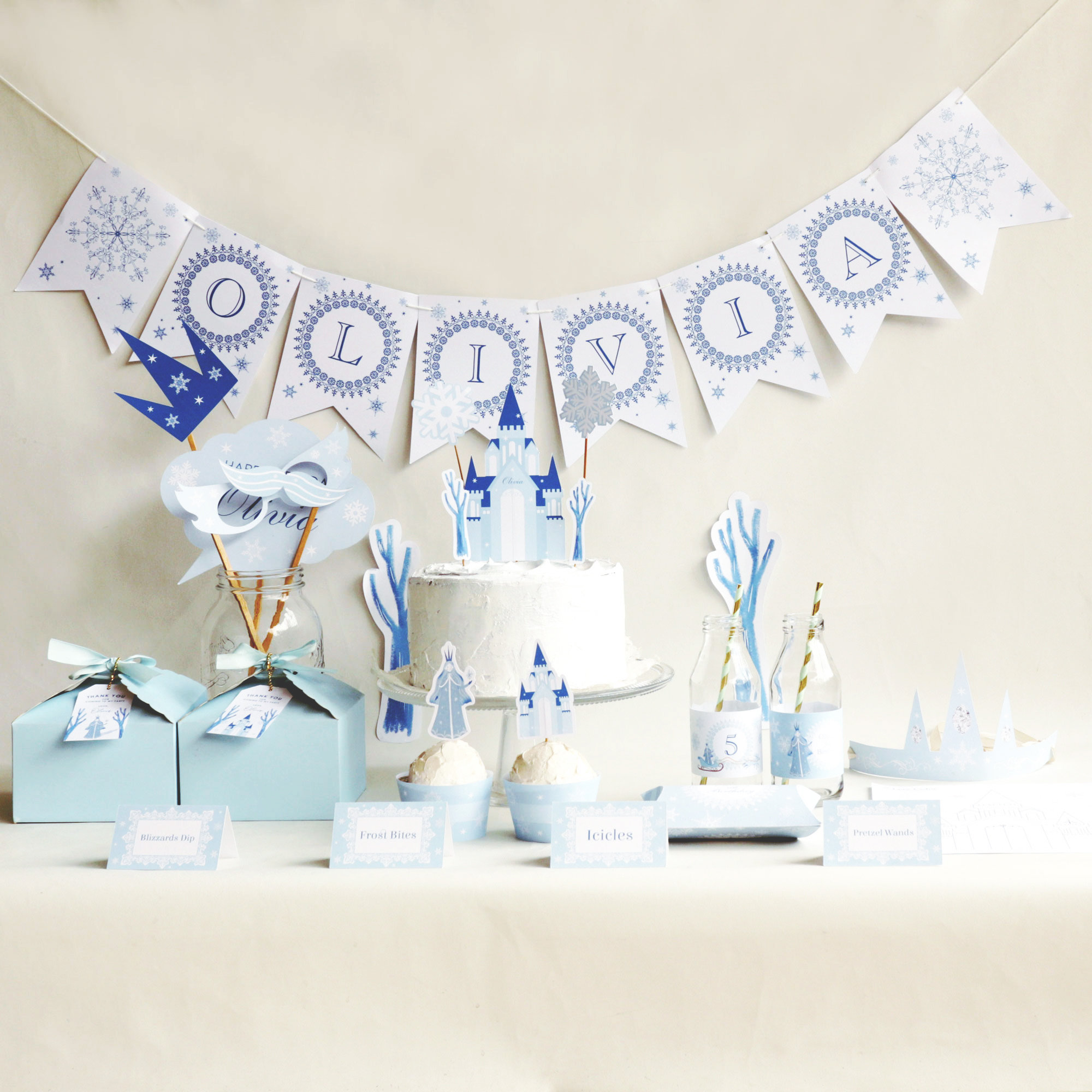 Popobell Studio | Snow Queen Party Kit
