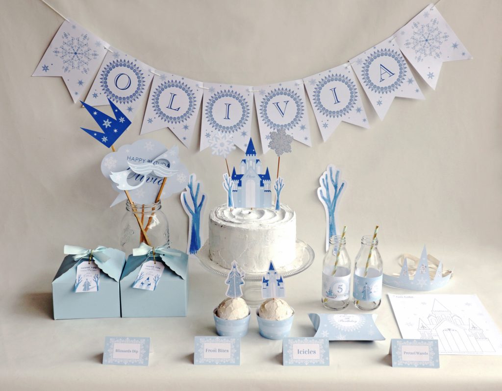 Popobell Studio | Snow Queen Party Kit