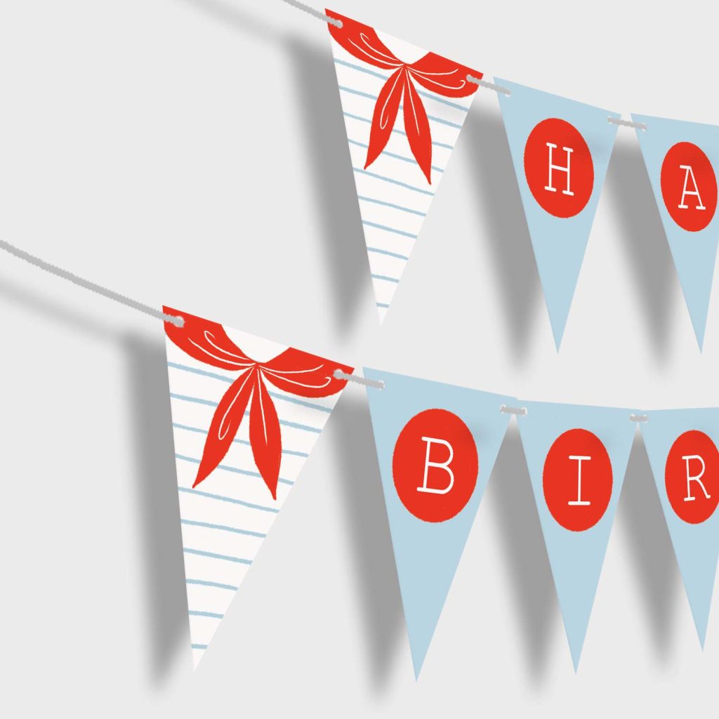 Popobell Studio | Nautical Banner Printable | Editable Canva Template