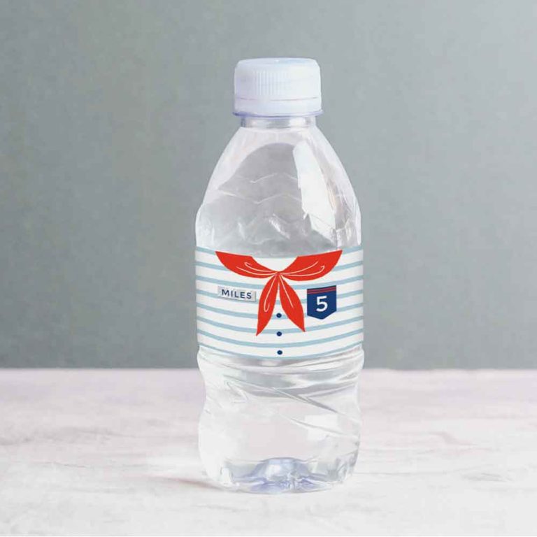 Popobell Studio | Nautical Bottle Wrappers Printable | Editable Canva ...