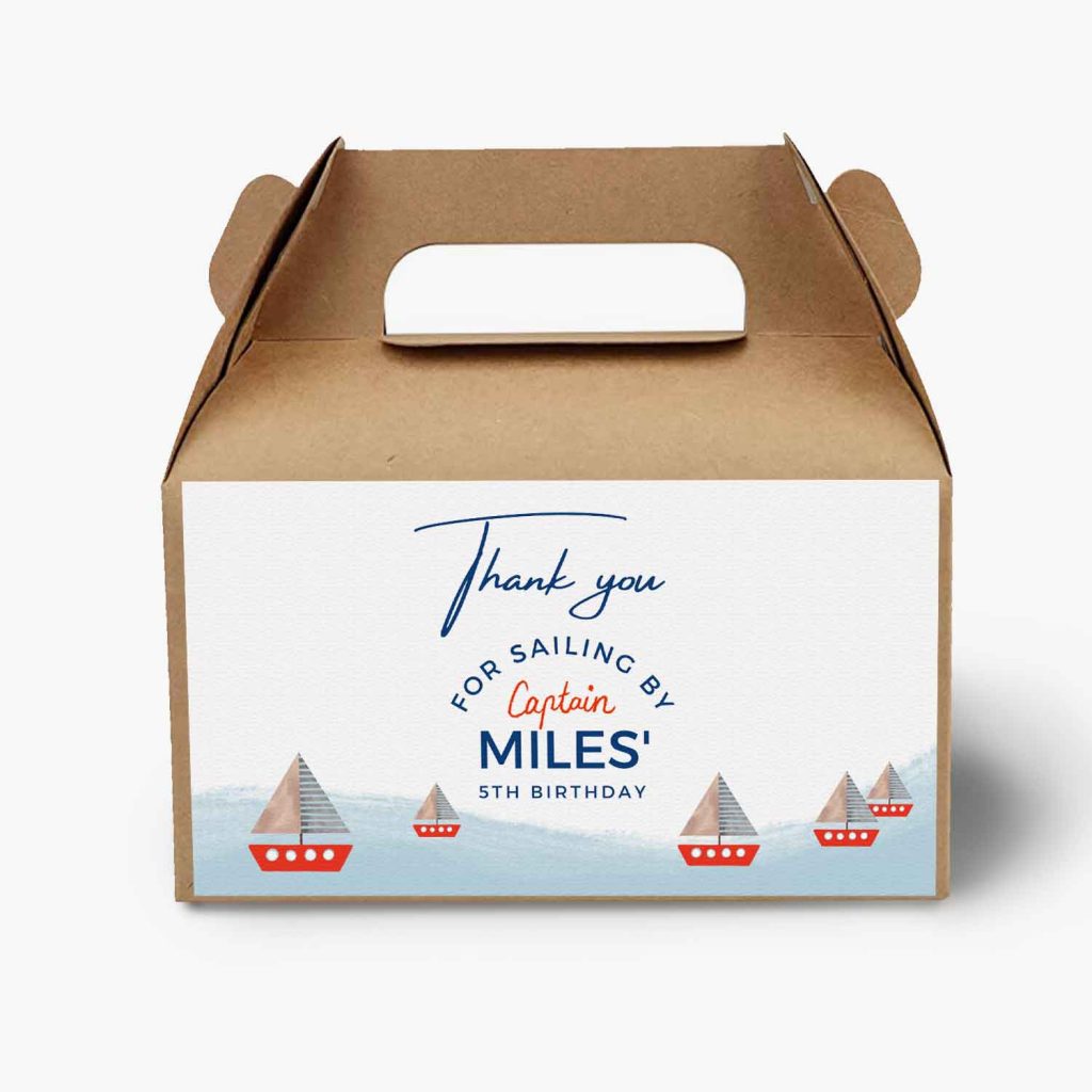 Popobell Studio | Nautical Party Kit Printable | Editable Canva Template