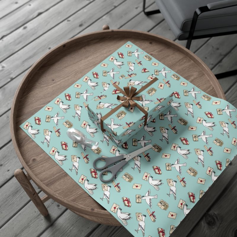 Popobell Studio | Pigeon Post Wrapping Paper