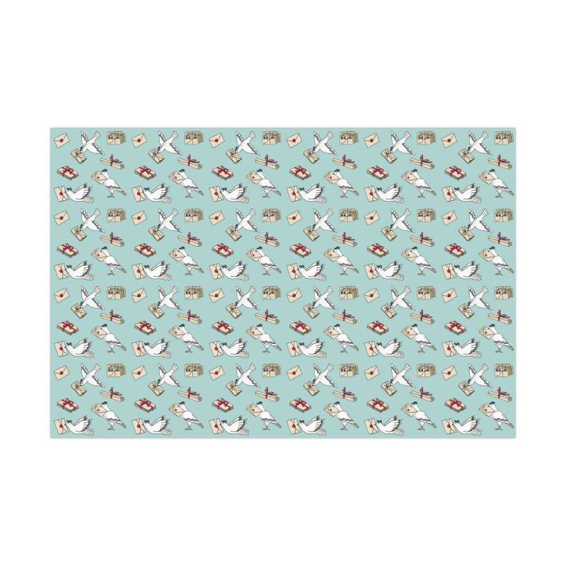 Popobell Studio | Pigeon Post Wrapping Paper