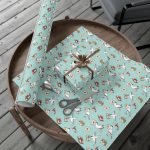 Popobell Studio | Pigeon Post Wrapping Paper