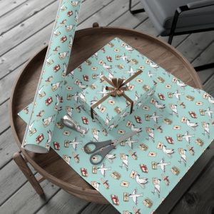 Popobell Studio | Pigeon Post Wrapping Paper