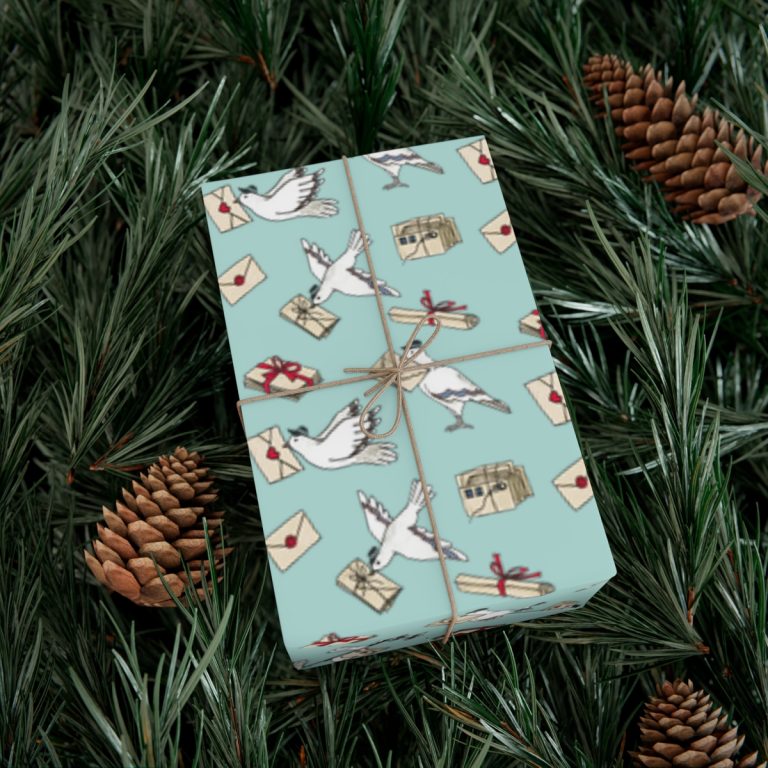 Popobell Studio | Pigeon Post Wrapping Paper