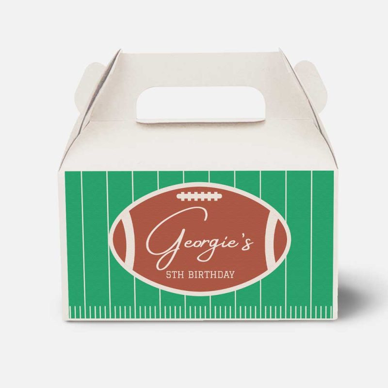 Popobell Studio | Football Gable Box Label Printable