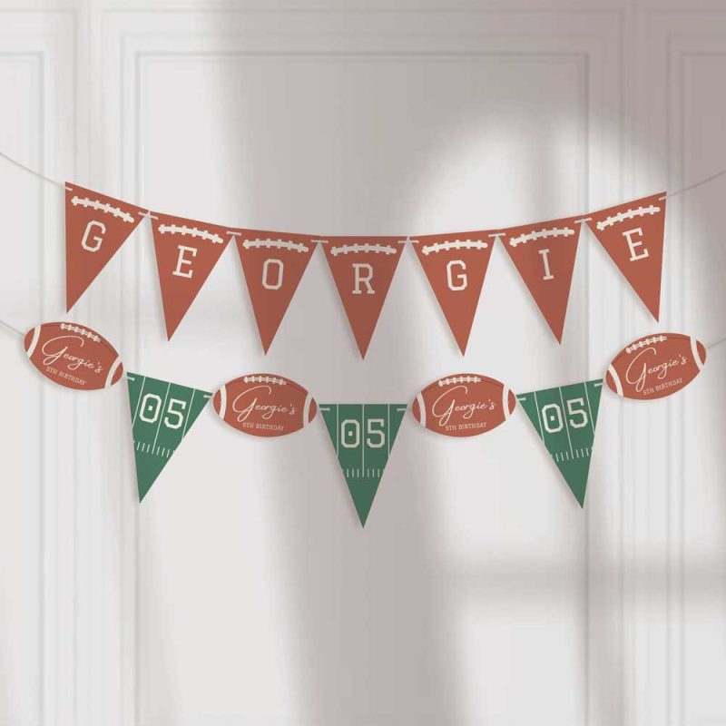 Popobell Studio | Football Pennant Banners Printable